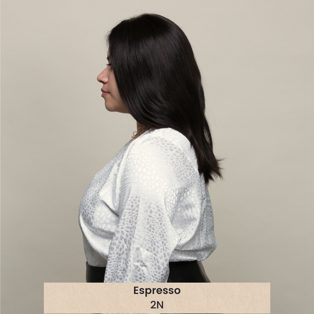 Clio 14 L French | Remy Human Hair Topper (Hand-Made) - Dimples Hair